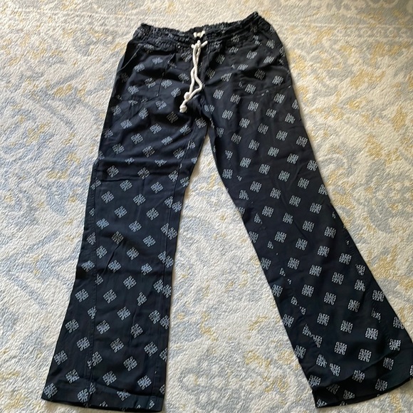 Roxy | Pants & Jumpsuits | Roxy Oceanside Linen Blend Beach Pants ...